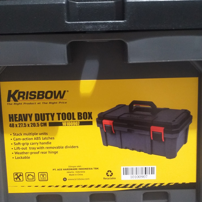 Jual Tool box heavy duty krisbow plastik | Shopee Indonesia