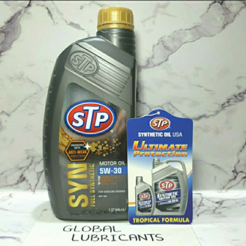 Jual STP Motor Oil (SMO) SYN 5W-30 946mL (Oli Fully Synthetic) | Shopee Indonesia