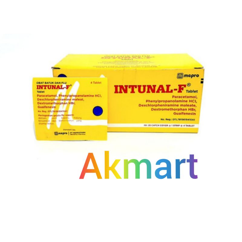 Jual INTUNAL F FORTE 1 STRIP 4 TABLET | Shopee Indonesia