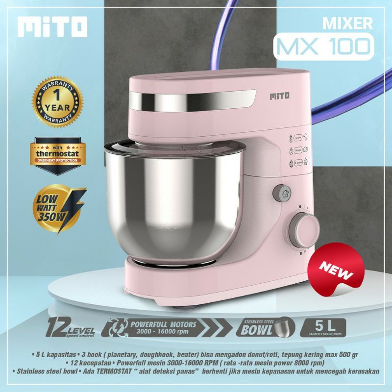 Jual Stand Mixer 5 Liter MITO MX100 Garansi Resmi | Shopee Indonesia