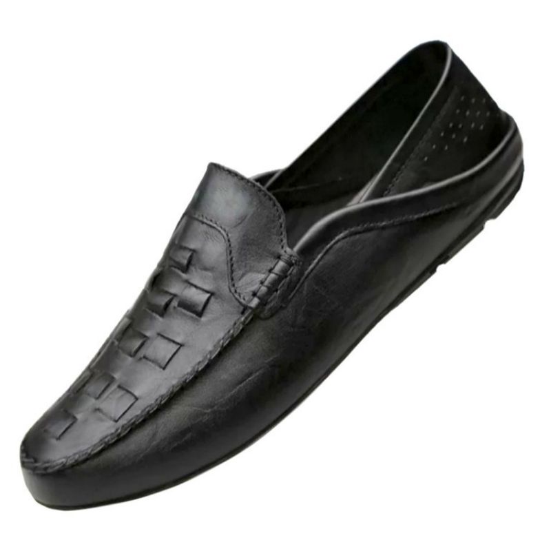 Jual Sepatu Pantofel Pria MDT 02 Hitam Terbaru Untuk Kerja Kantor Dan Acara | Shopee Indonesia