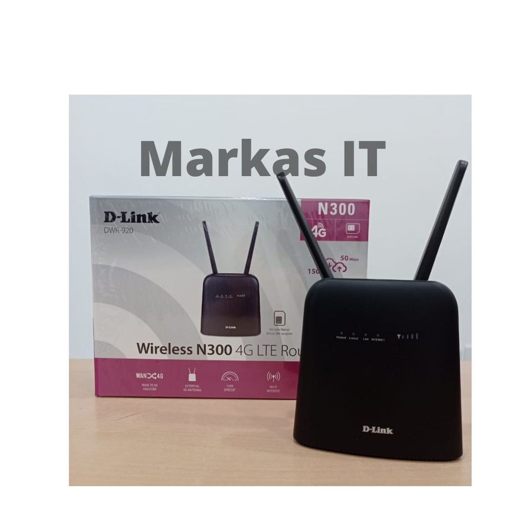 Jual D-Link DWR-920 (4G LTE Router Wireless N300) | Shopee Indonesia