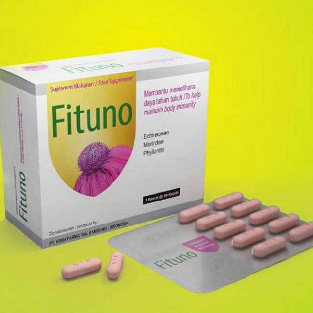 Jual Fituno Kaplet 30's / Vitamin Daya Tahan Tubuh/Imunitas | Shopee ...