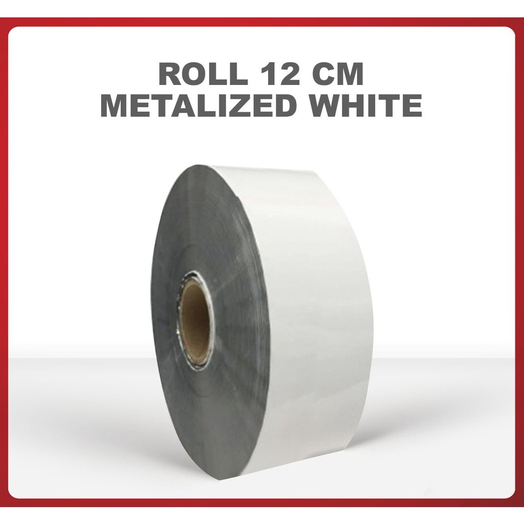 Jual Roll Plastik Kemasan Metalize Silver (12 cm x 1000m) | KEMASAN ...
