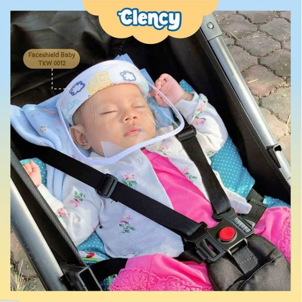 Jual Clency Face Shield Pelindung Wajah Newborn - 2 tahun -- TKW001200 ...