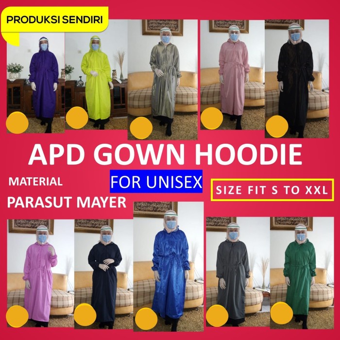 Jual Medis-Seragam- Apd Gown Hoodie | Baju Apd Corona | Baju Pelindung ...
