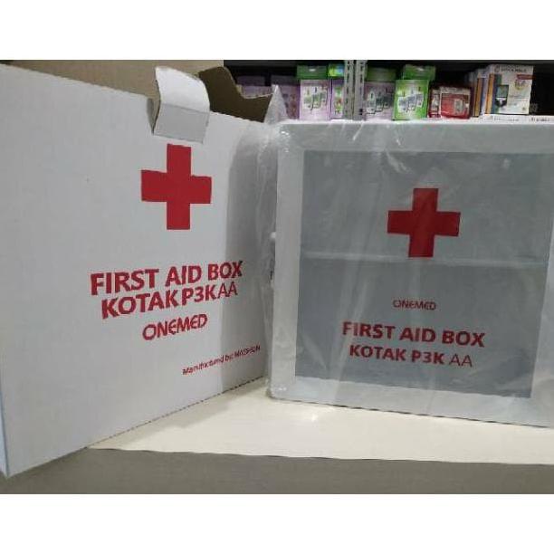 Jual Box Penyimpanan Obat - Kotak P3K Dinding 2 Ruang / Kotak Obat ...