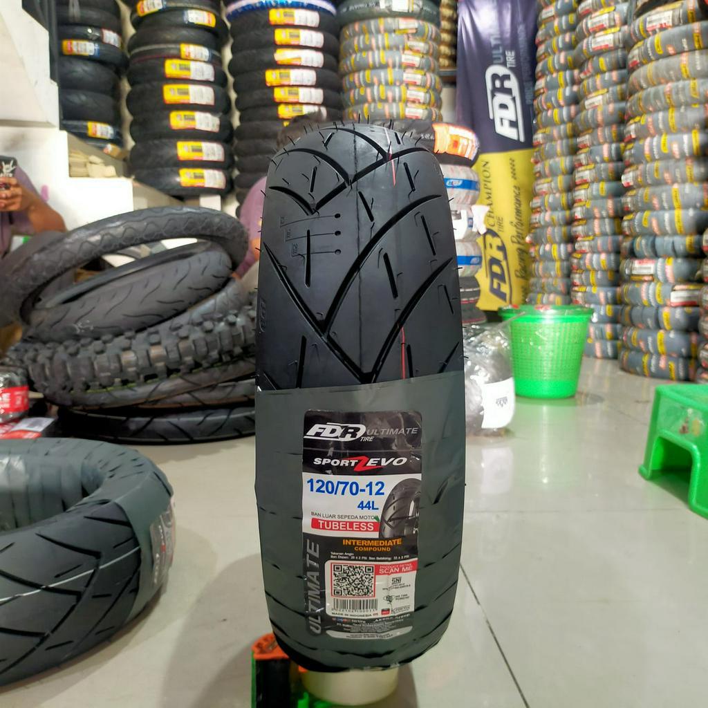 Jual Ban Motor Vespa Matic Scoopy New Ring 12 Tubeless Maxxis FDR Sport Zevo Zeneos Pirelli 110/ ...