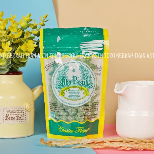 Jual Alba Pastilles 100gr / Permen Mint Jadul Alba Pastiles | Shopee ...
