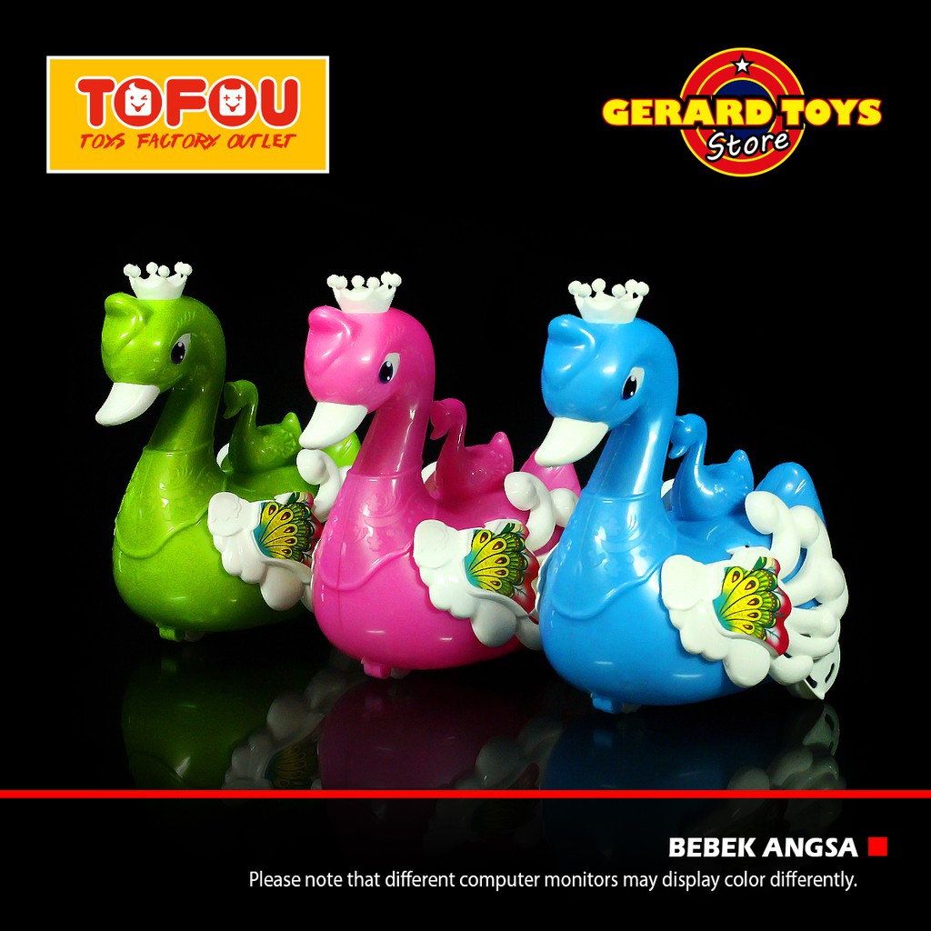 Jual ⭐⭐⭐⭐⭐ Mainan Bebek Angsa Duck Swan Jalan Tarik OCT7215 MURAH KEREN ...