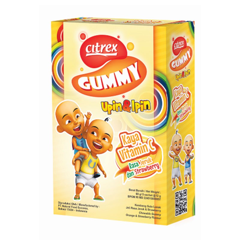 Jual Citrex Gummy Upin & Ipin box | Shopee Indonesia