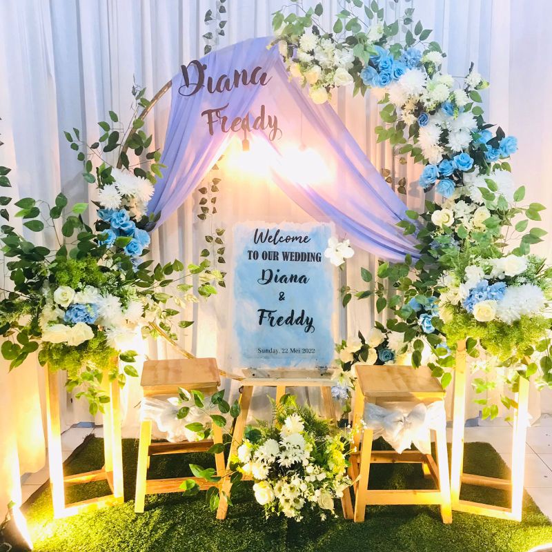 Jual Backdrop Akad/ Backdrop Lamaran /Backdrop Rustic Gawang Terima ...