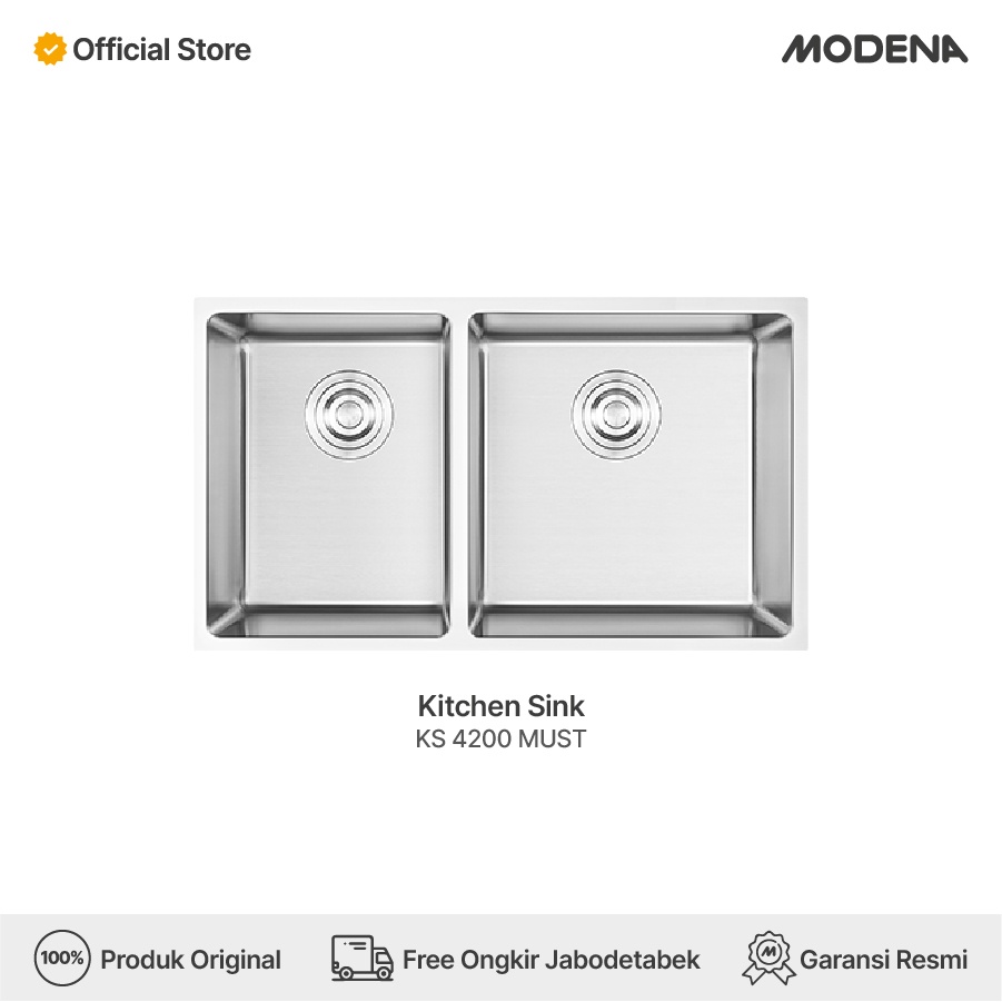 Jual MODENA Kitchen Sink - KS 4200 MUST | Shopee Indonesia