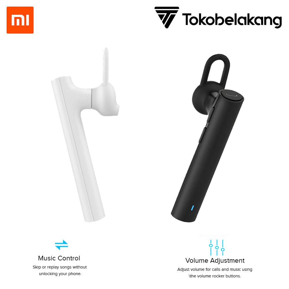 Jual Xiaomi Mi Bluetooth Headset - Youth Edition - LYEJ02LM (100% ...