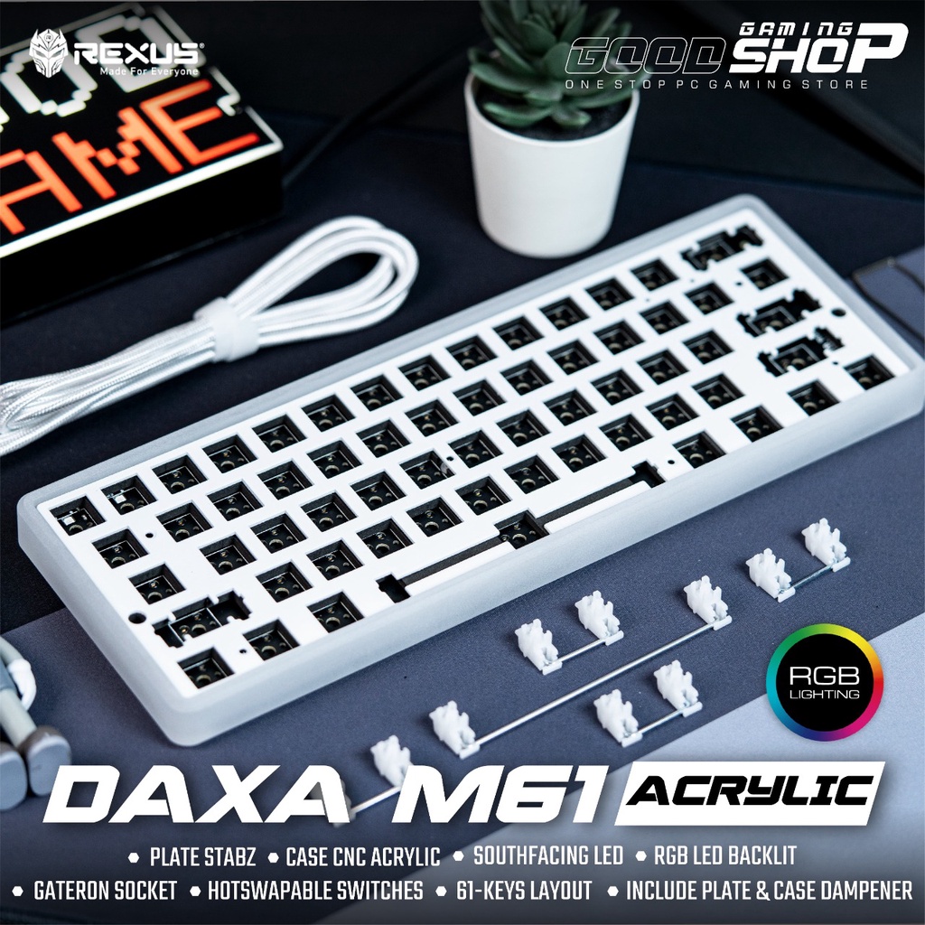 Jual Rexus Daxa M61 Alu - Barebone | Shopee Indonesia