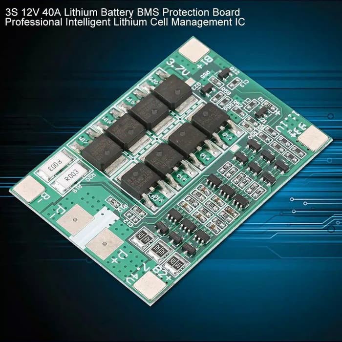Jual bms 3S 18650 3.7V baterai protektor 40A battery protector 12V 11 ...