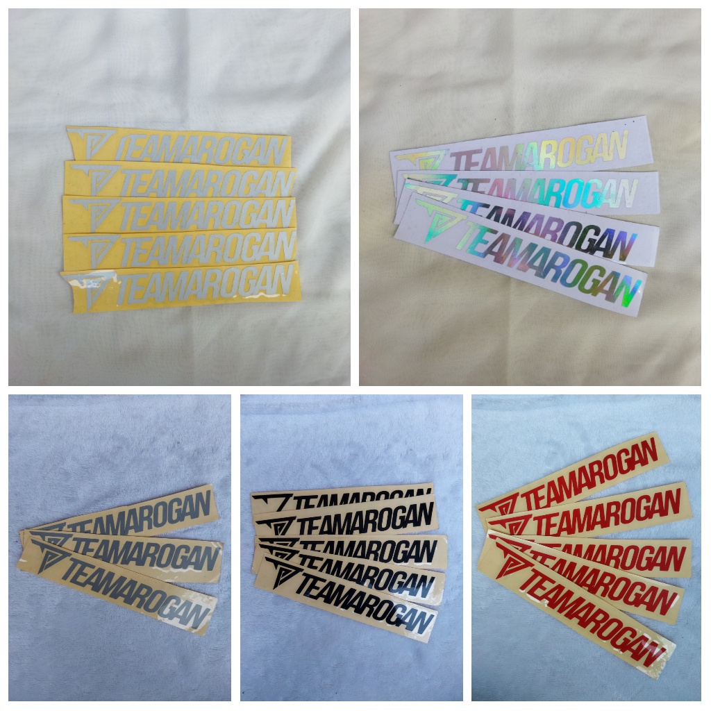 Jual Stiker Motor Cutting Racing Team Arogan 3d Timbul Anti Air TERBARU ...