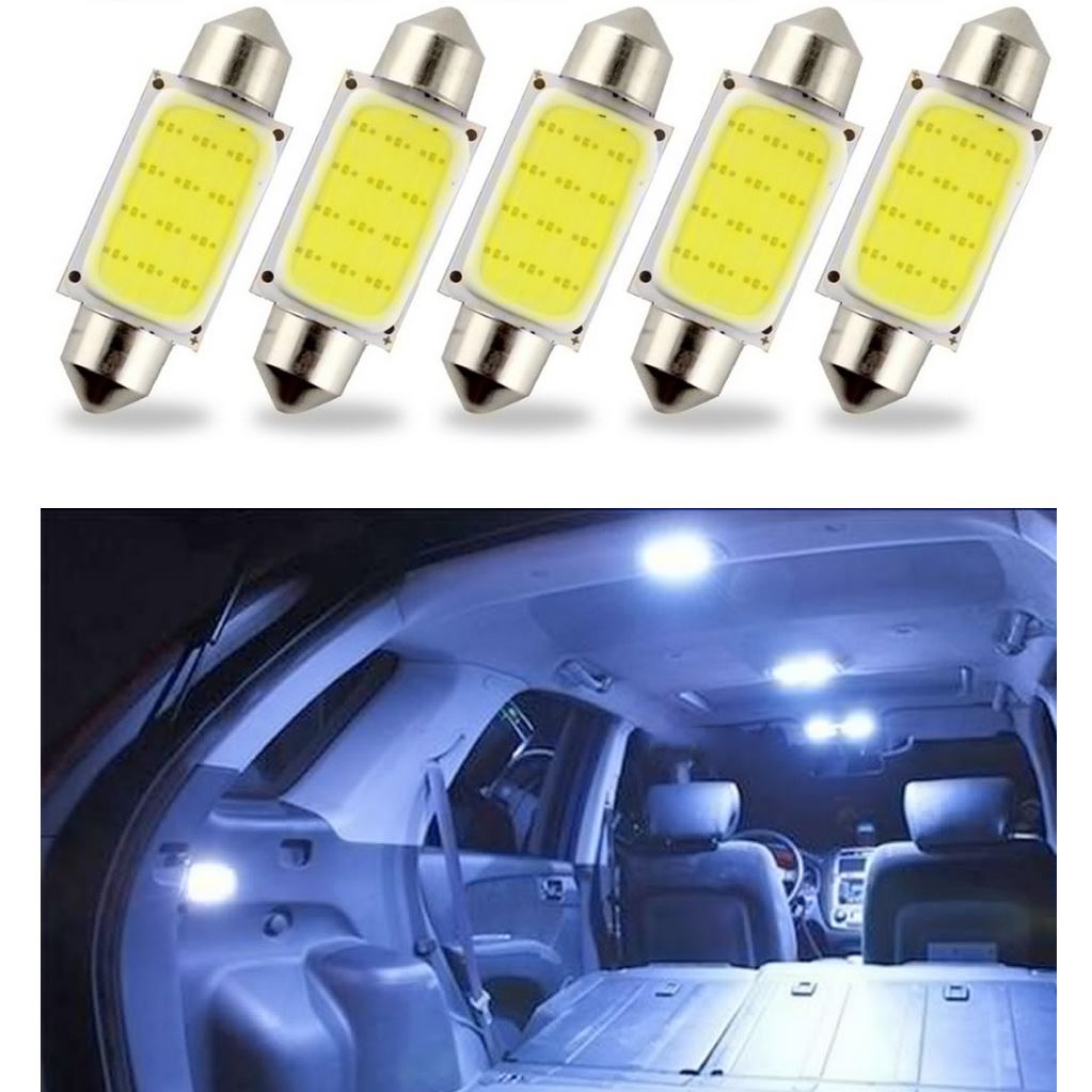 Jual LAMPU INTERIOR MOBIL LED PLAT DOME LIGHT C5W 2W COOL WHITE 1 PCS ...