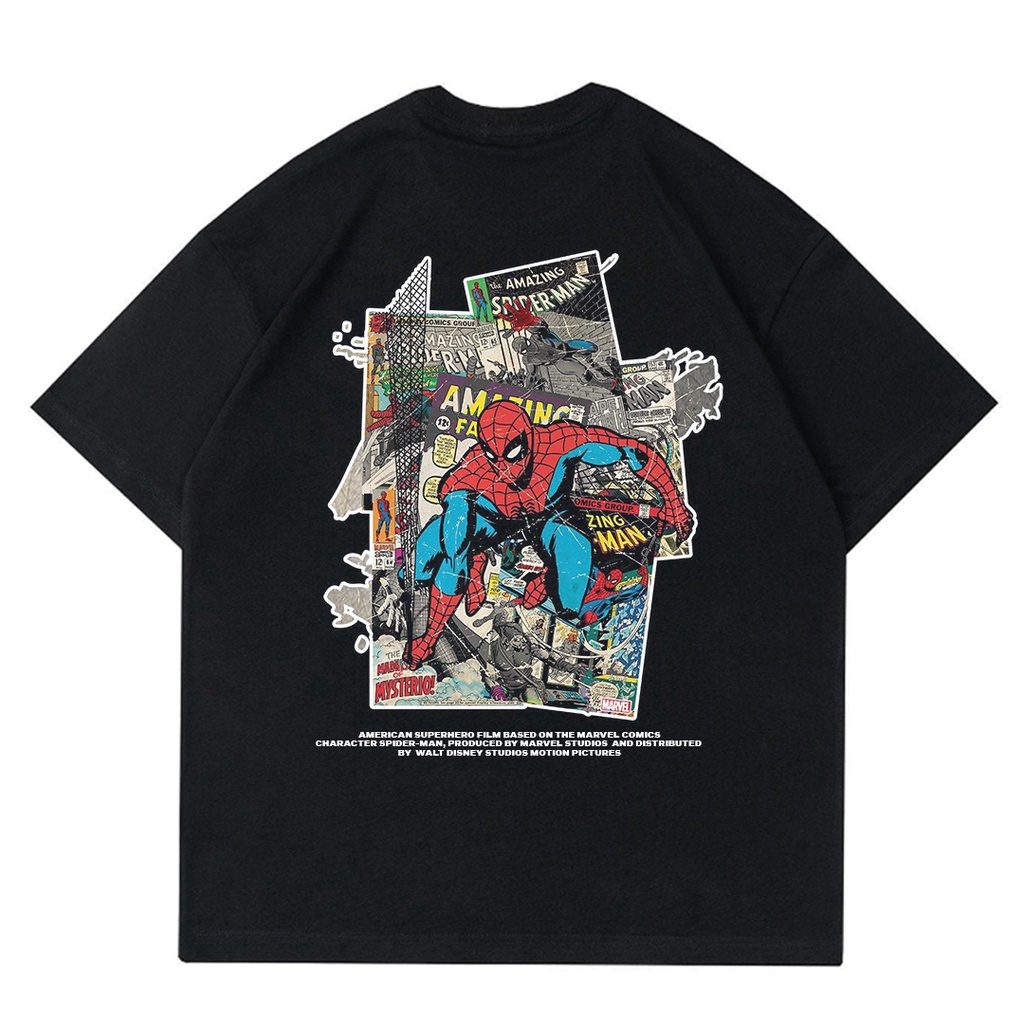 Jual KAOS SPIDER-MAN MARVEL COMICS | T-SHIRT THE AMAZING SPIDERMAN ...
