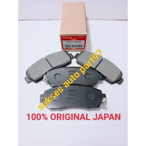 Jual brake pad kampas rem depan Honda all new CRV gen3 gen 3 2007-2012 original | Shopee Indonesia