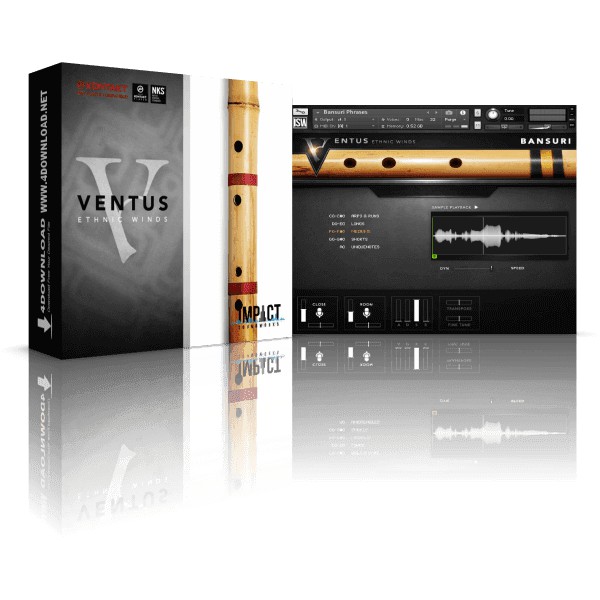 Jual Suling Ventus Ethnic Winds Bansuri VST KONTAKT Software Recording ...