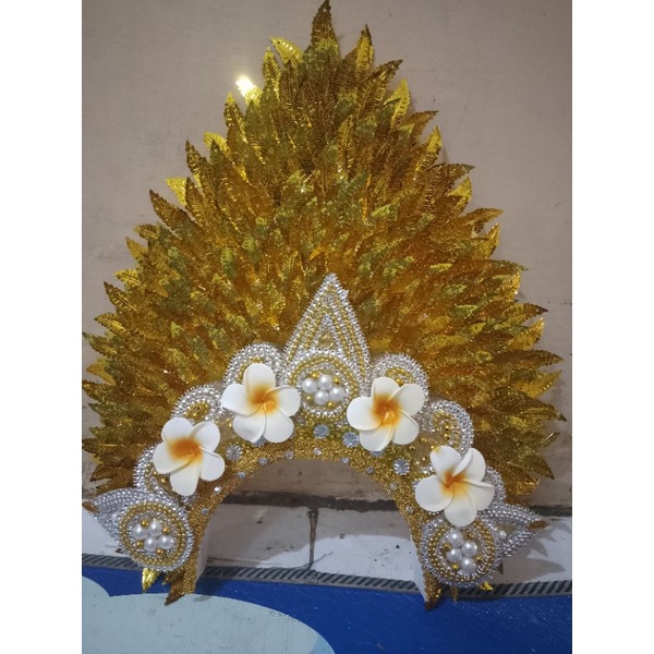 Jual MAHKOTA TARI BUNGA BALI/mahkota Bali/mahkota tari adat/mahkota ...