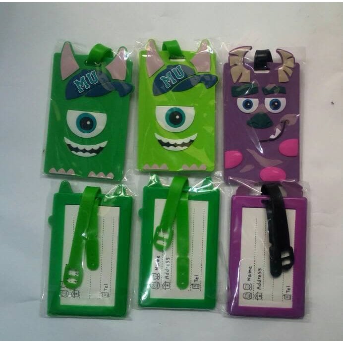 Jual Name Tag Koper Kids MONSTER INC untuk TAS | Shopee Indonesia