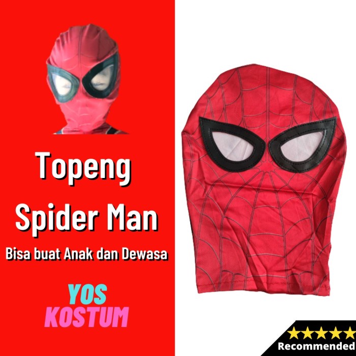 Jual Topeng Spiderman Dewasa Anak Spider Mask Premium Import | Shopee ...