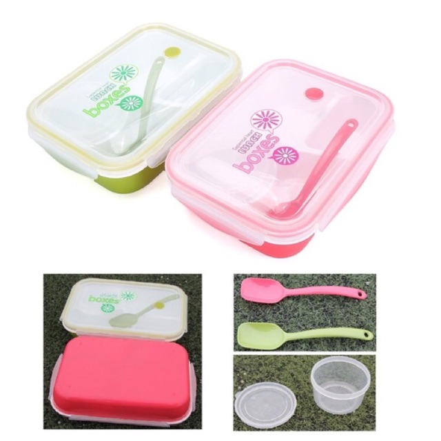 Jual Lunch box sekat yoyee 415 / kotak makan sekat 4 tempat makan bento ...