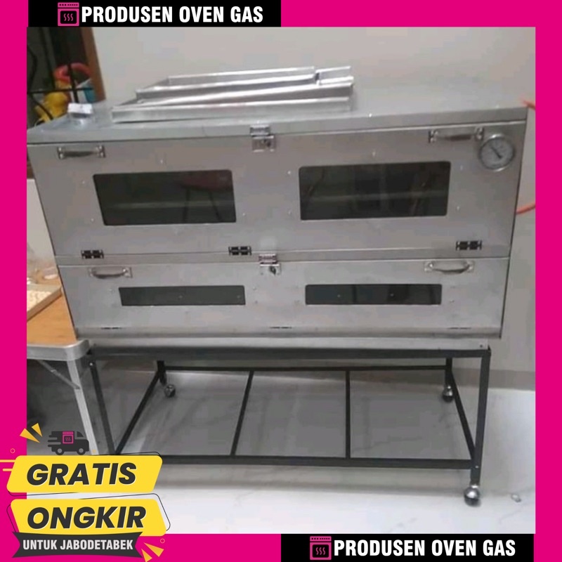 Jual OVEN GAS GALVALUM UKURAN 120x55x70 CM | Shopee Indonesia