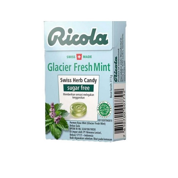 Jual Ricola Permen Sugar Free Candies Glacier Fresh Mint 40Gr | Shopee Indonesia