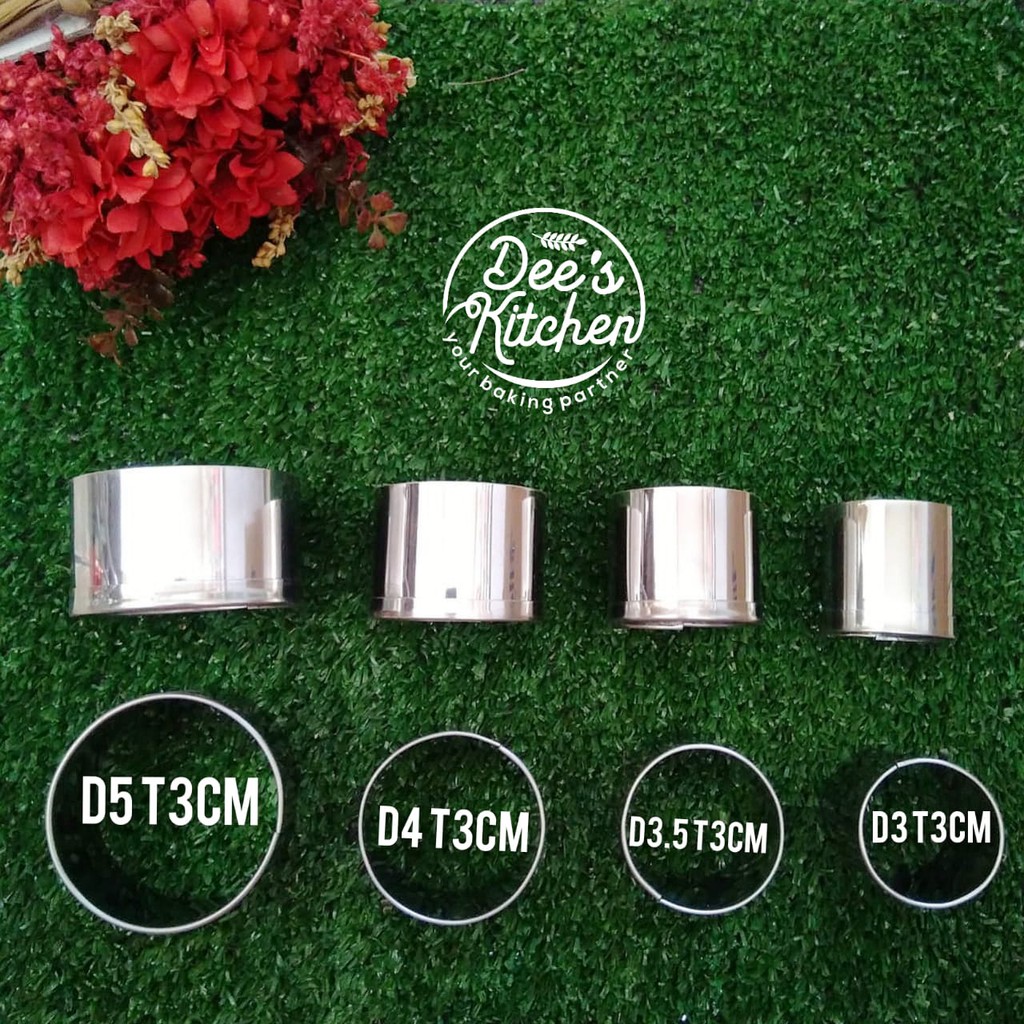 Jual [SATUAN] Ring cutter Bundar D3cm/D3.5cm/D4cm/5cm/D6cm (Tinggi 3cm) | Shopee Indonesia