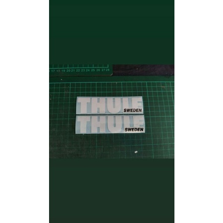 Jual Sticker Cutting Thule white isi 2 pcs | Shopee Indonesia