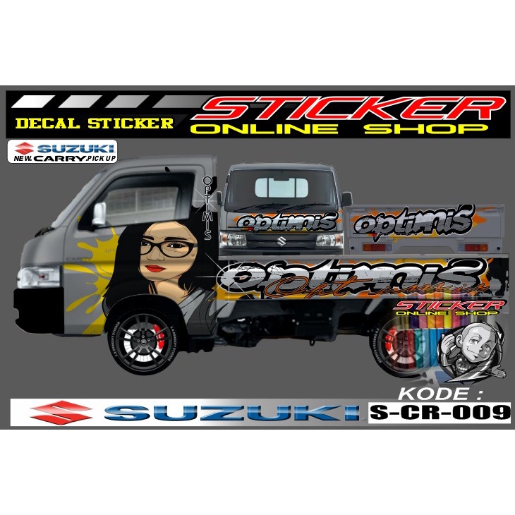Jual DECAL STICKER FULTURA CARRY L300 T120SS PICK UP DECAL STICKER ...