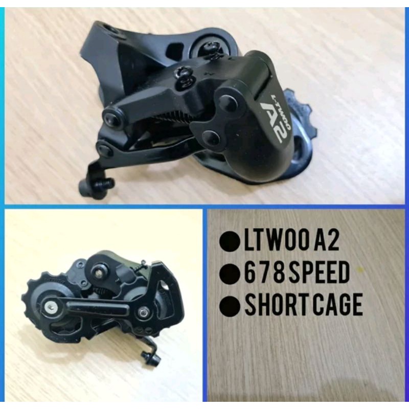 Jual RD LTWOO A2 short cage 6 7 8 speed pendek | Shopee Indonesia