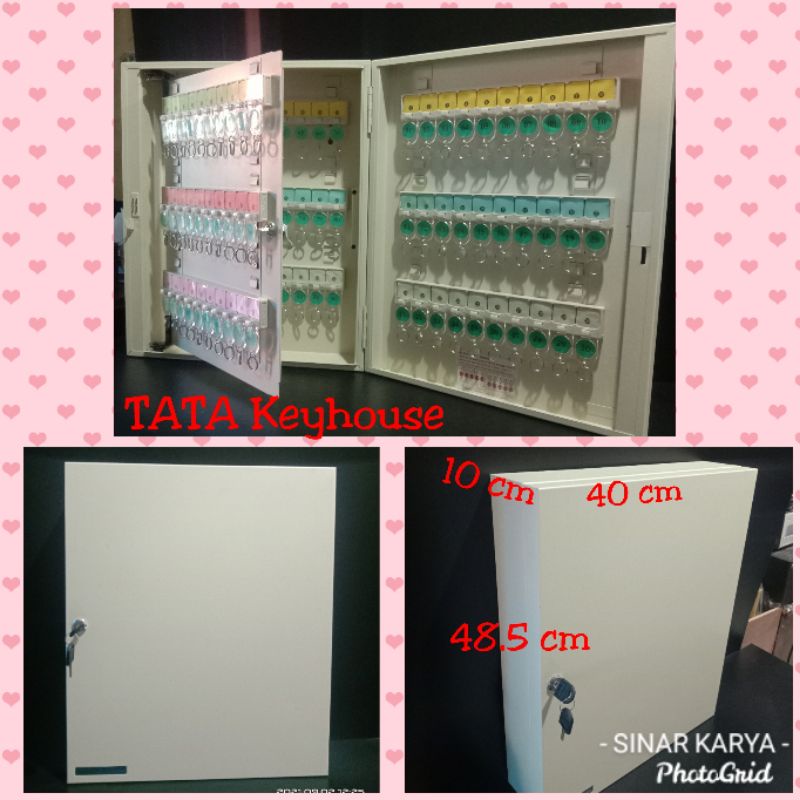 Jual Kotak gantungan tempat kunci isi 90 pcs Keybox key box TATA ...