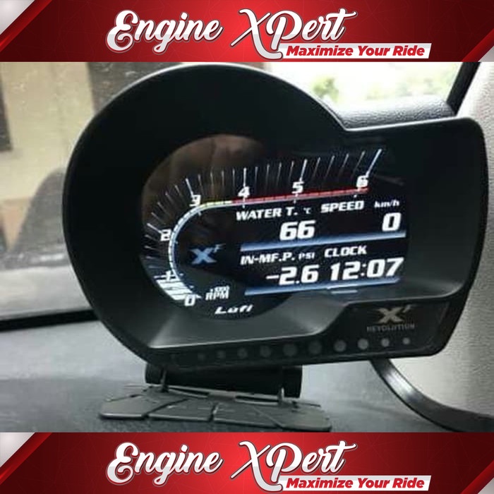 Jual Lufi XF Revolution OBD II OBD2 Multimeter Gauge Display | Shopee ...