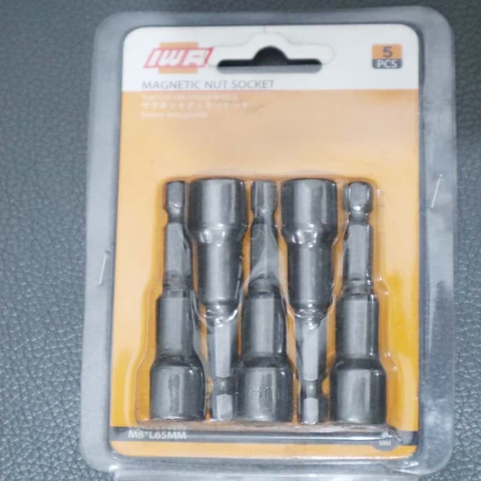 Jual Mata Bor Baut Roofing 8 mm/Mata Bor Magnetic Nut 8mm 5PCS | Shopee ...