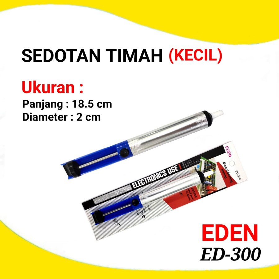 Jual EDEN ED-300 Desoldering Pump Attractor / Pelepas Timah Sedotan ...