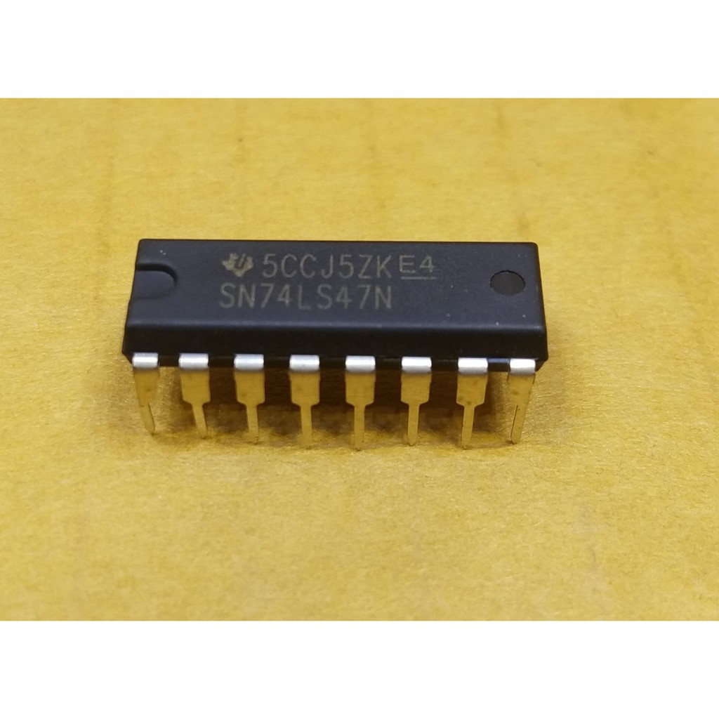 Jual IC TTL 7447, 74LS47 Decoder BCD ke 7-Segment | Shopee Indonesia