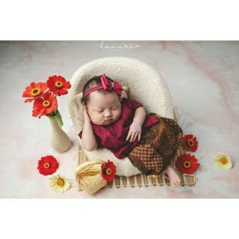 Jual kebaya kutu baru anak perempuan baju setelan bayi newborn kostum ...