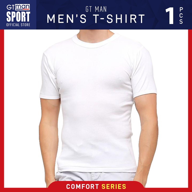 Jual GT Sport Kaos Dalam Pria GT MAN GTS01NEW(W) Isi 1 Pcs - Round Neck ...