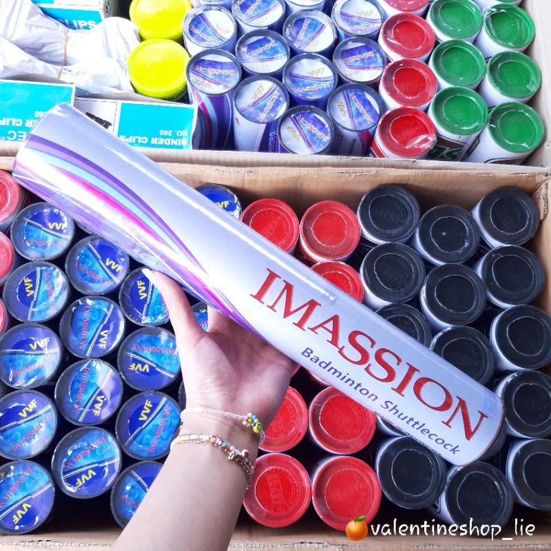 Jual ASPRO & IMASSION bola kok badminton ( 12pcs ) | Shopee Indonesia