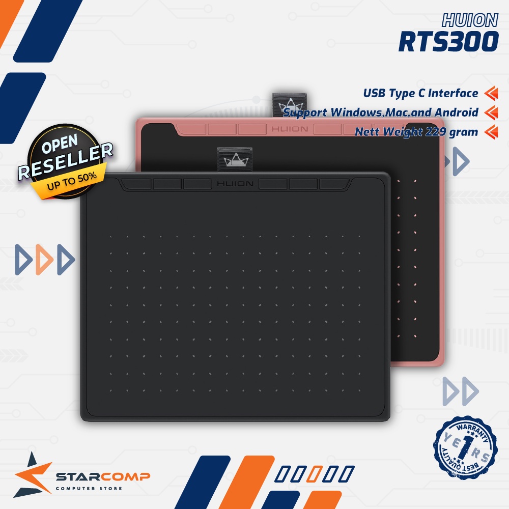 Jual NEW HUION RTS 300 / RTS300 Drawing Pen / Pen Tablet Garansi Resmi | Shopee Indonesia
