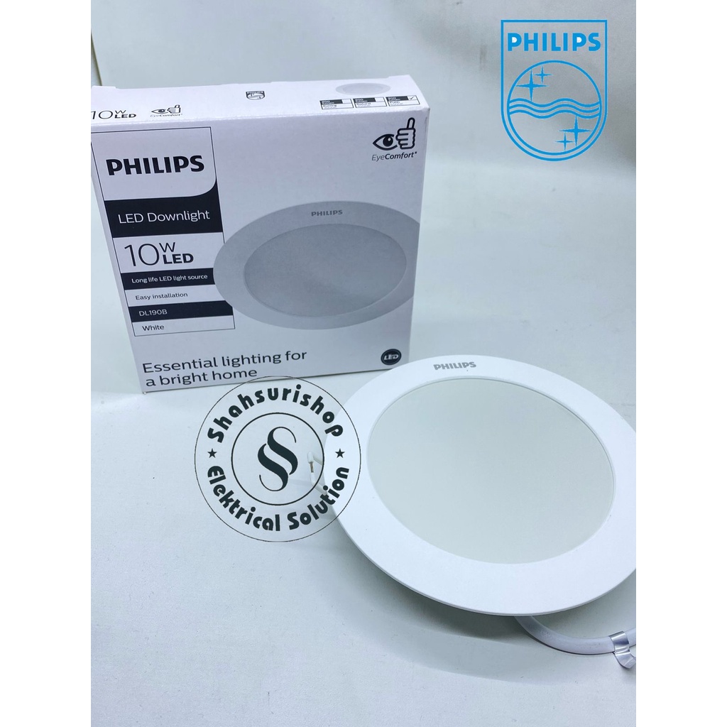 Jual LAMPU DOWNLIGHT LED PHILIPS ERIDANI G2 DL190B 10W 10 WATT 5 INCH ...
