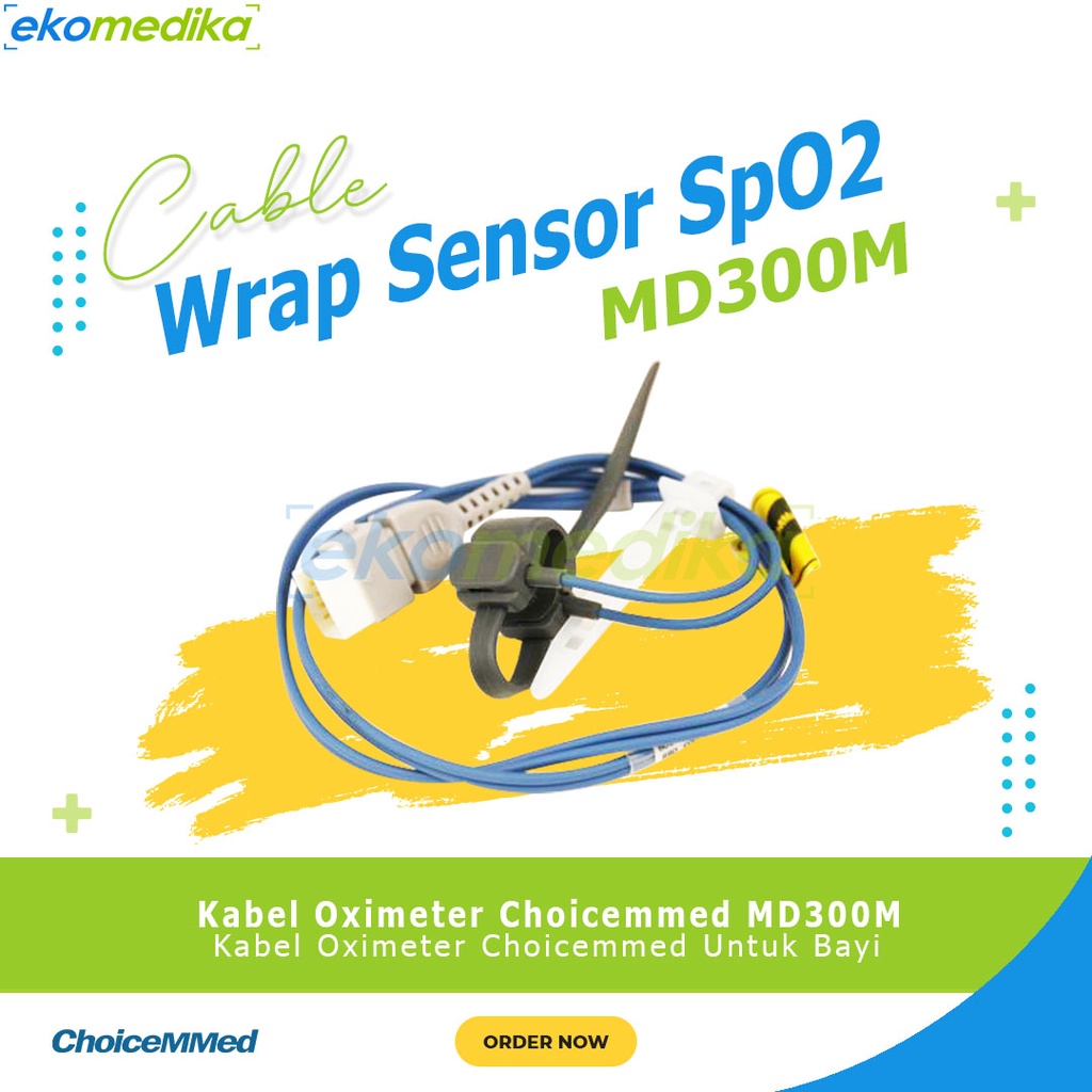 Jual Kabel Probe SpO2 Wrap Sensor Baby Infant Bayi Choicemmed MD300M ...