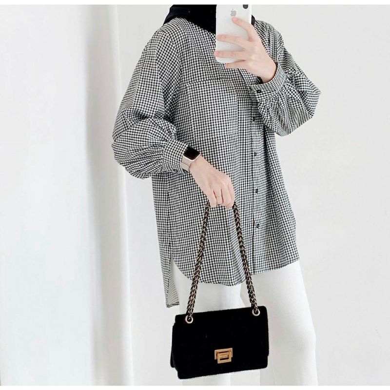 Jual ZIVA ATASAN KEMEJA BLOUSE KEKINIAN BLOUSE TERLARIS 2025 | Shopee ...