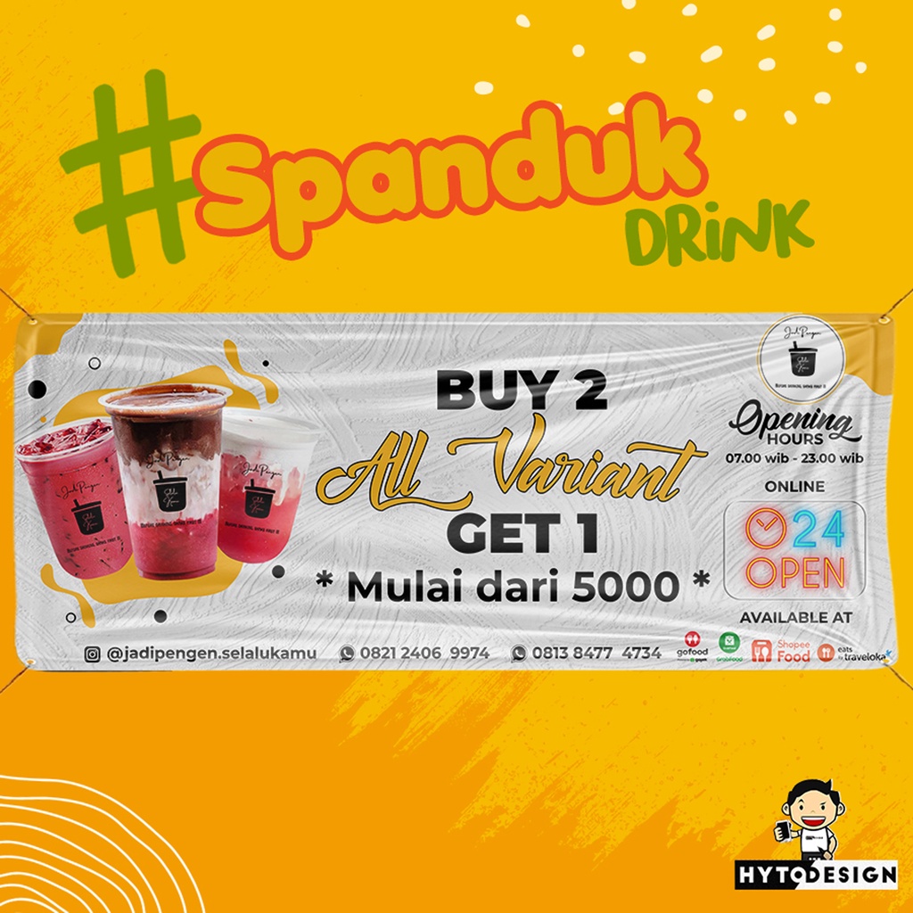 Jual CETAK SPANDUK | Shopee Indonesia