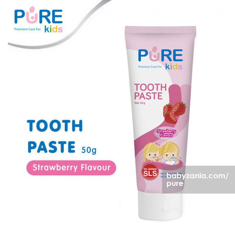 Jual pure tooth paste kids 50 g | Shopee Indonesia