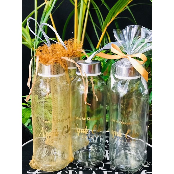 Jual SOUVENIR BOTOL TUMBLER KACA BENING CUSTOM KEMAS TILE / SOUVENIR ...